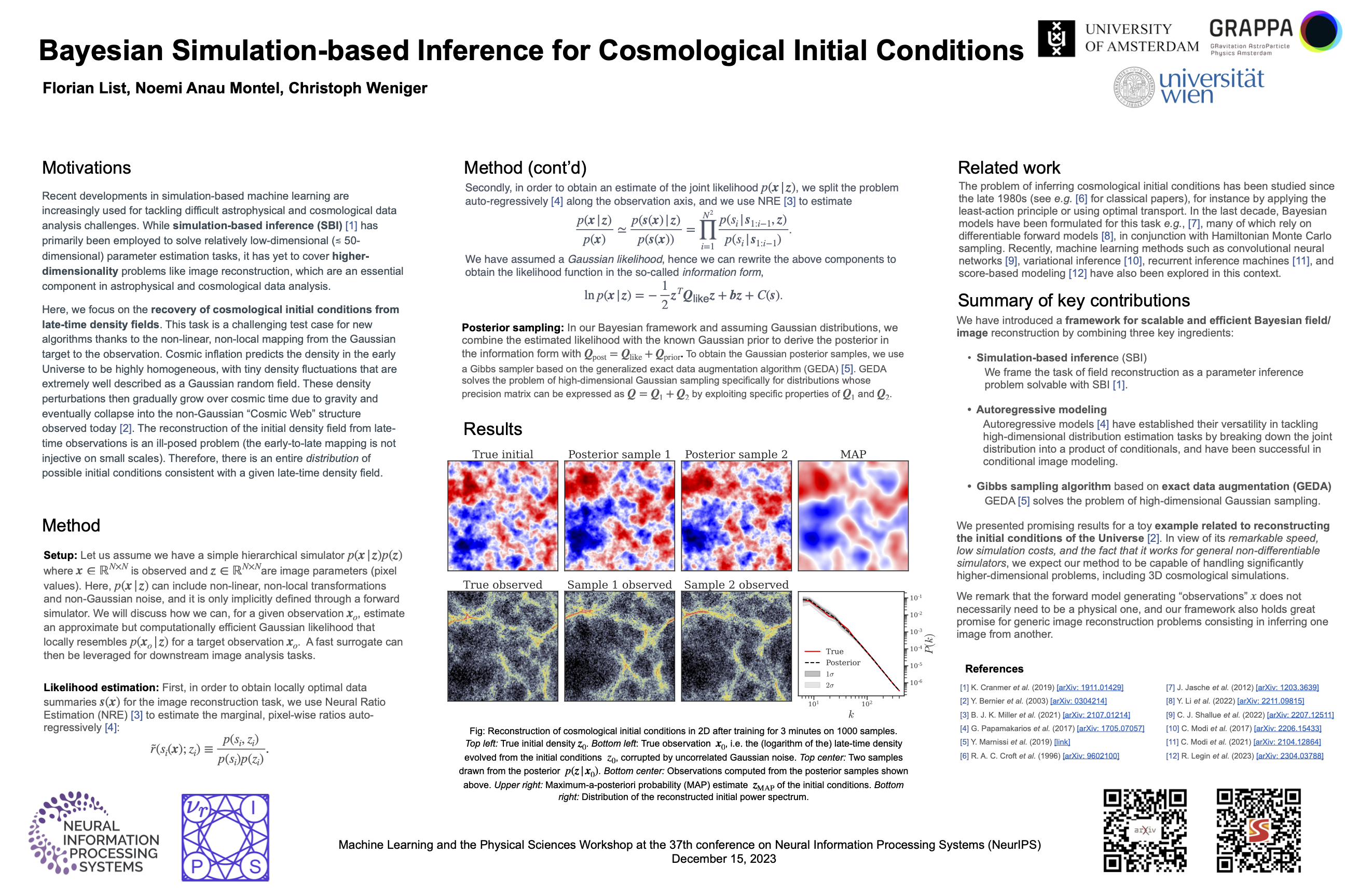 NeurIPS Bayesian Simulation-based Inference for Cosmological Initial Conditions